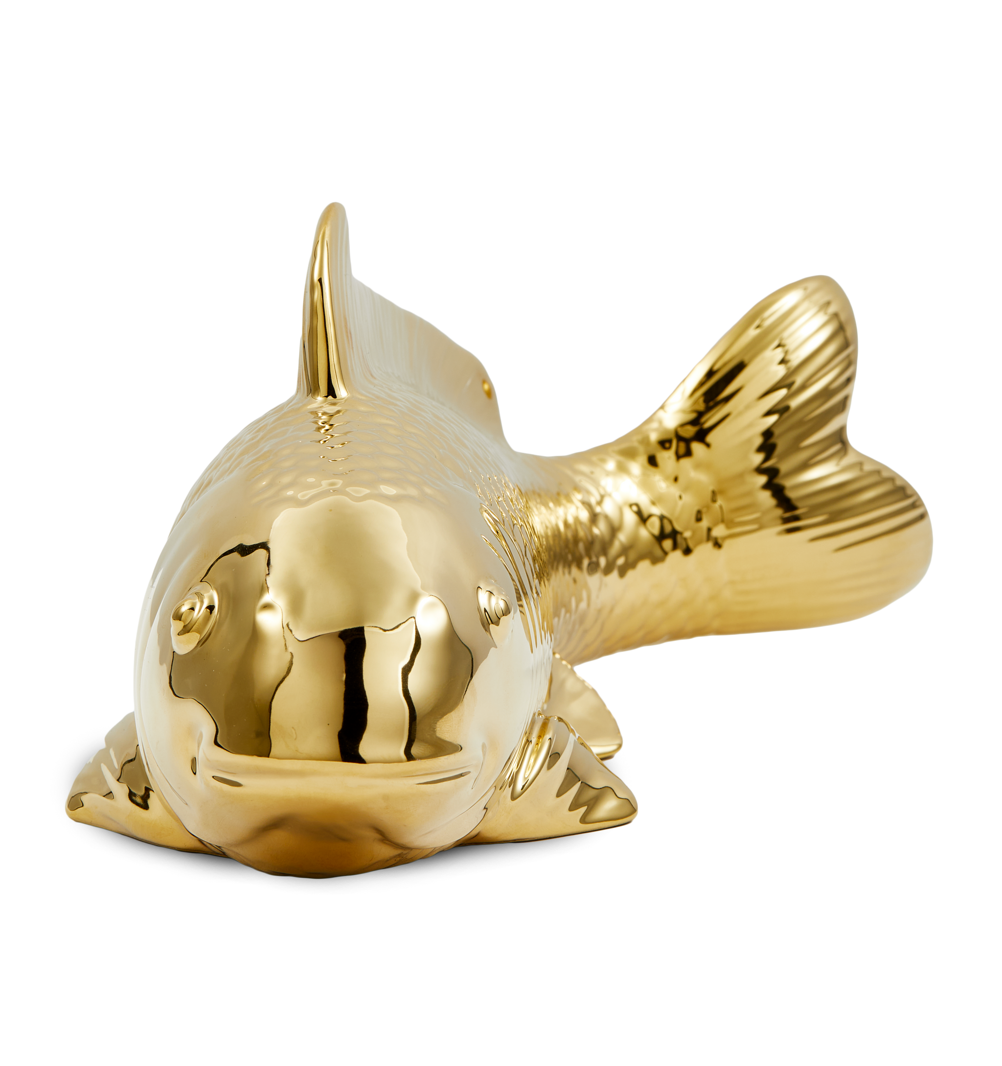 Skarbonka FISH MONEYBOX złoty – Eye on Design
