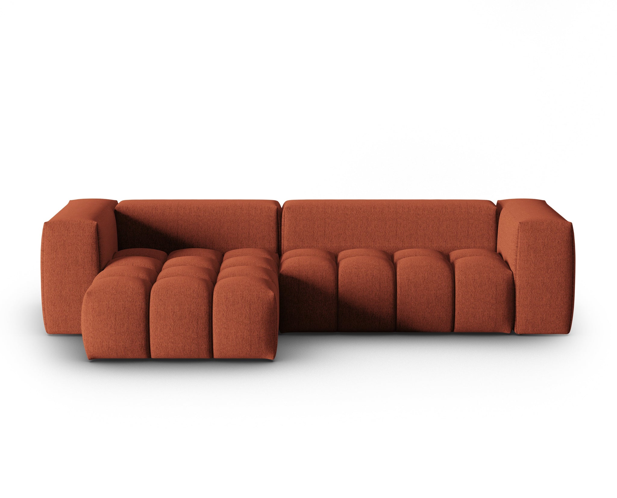 Narożnik 3-osobowy lewostronny VERONA koralowy – Cosmopolitan Design ...