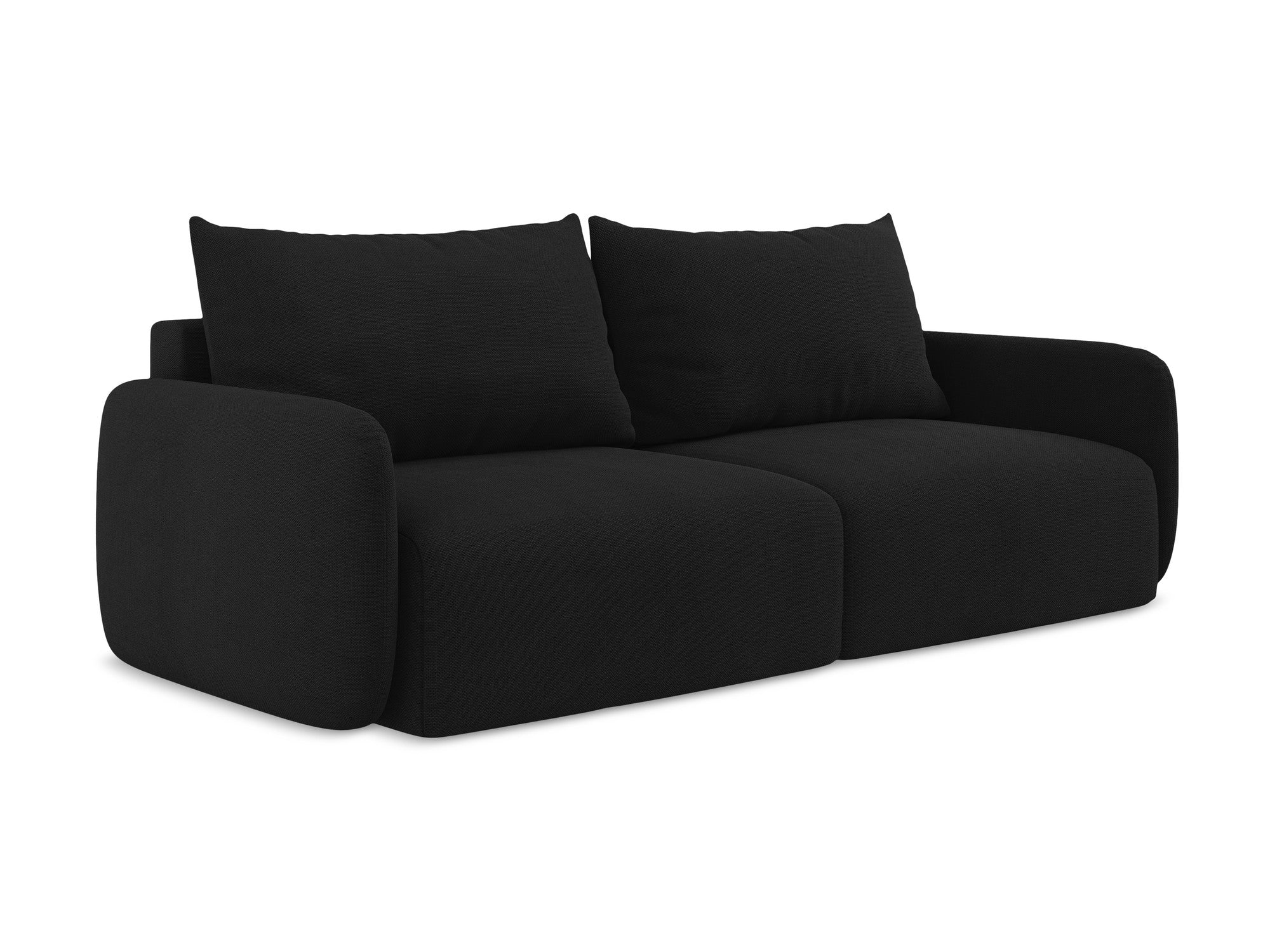 3-Seater Sofa with Sleeping Function KALENA Black – Eye on Design