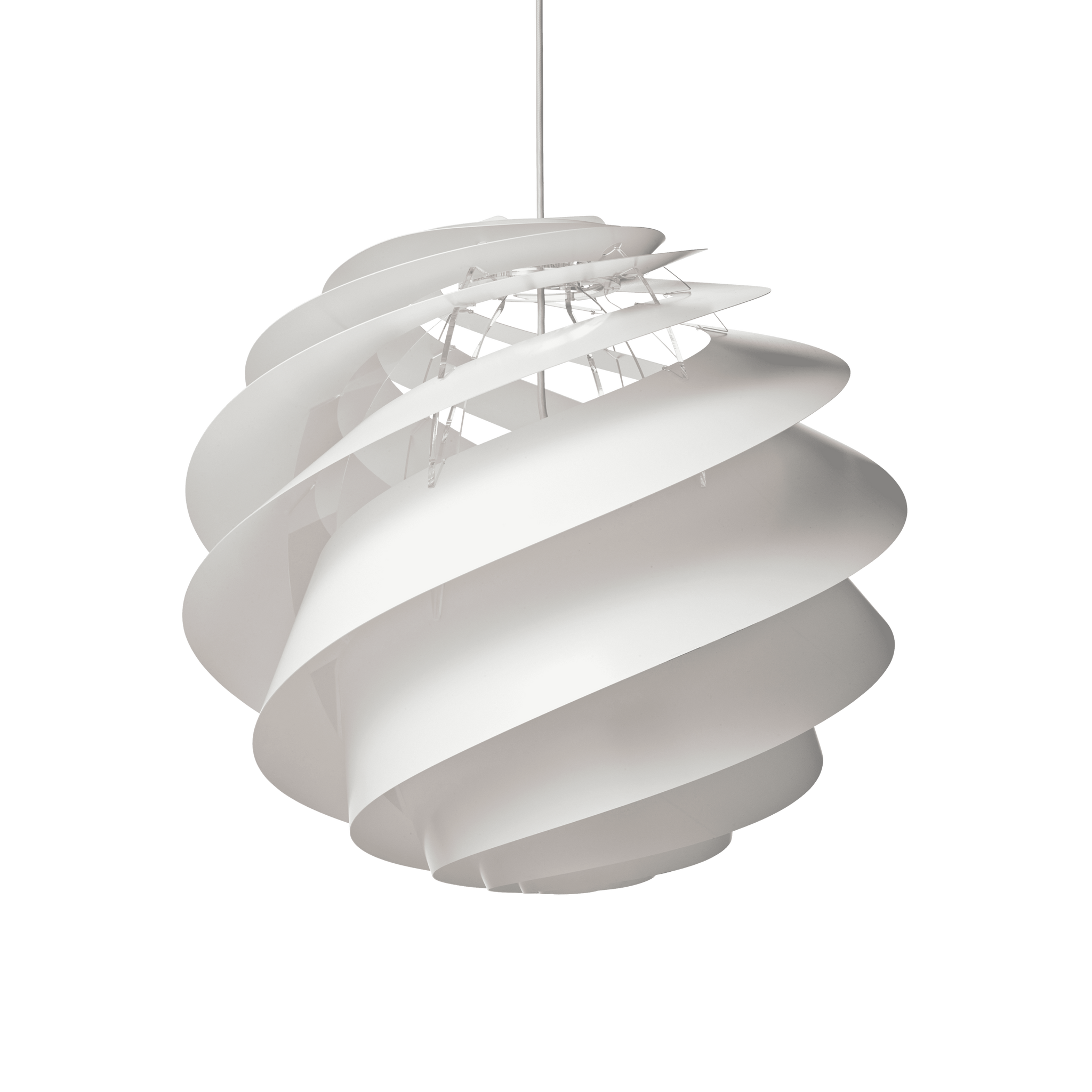 Lampa wisząca MODEL 1313 SWIRL 3 biały – Le Klint – Eye on Design