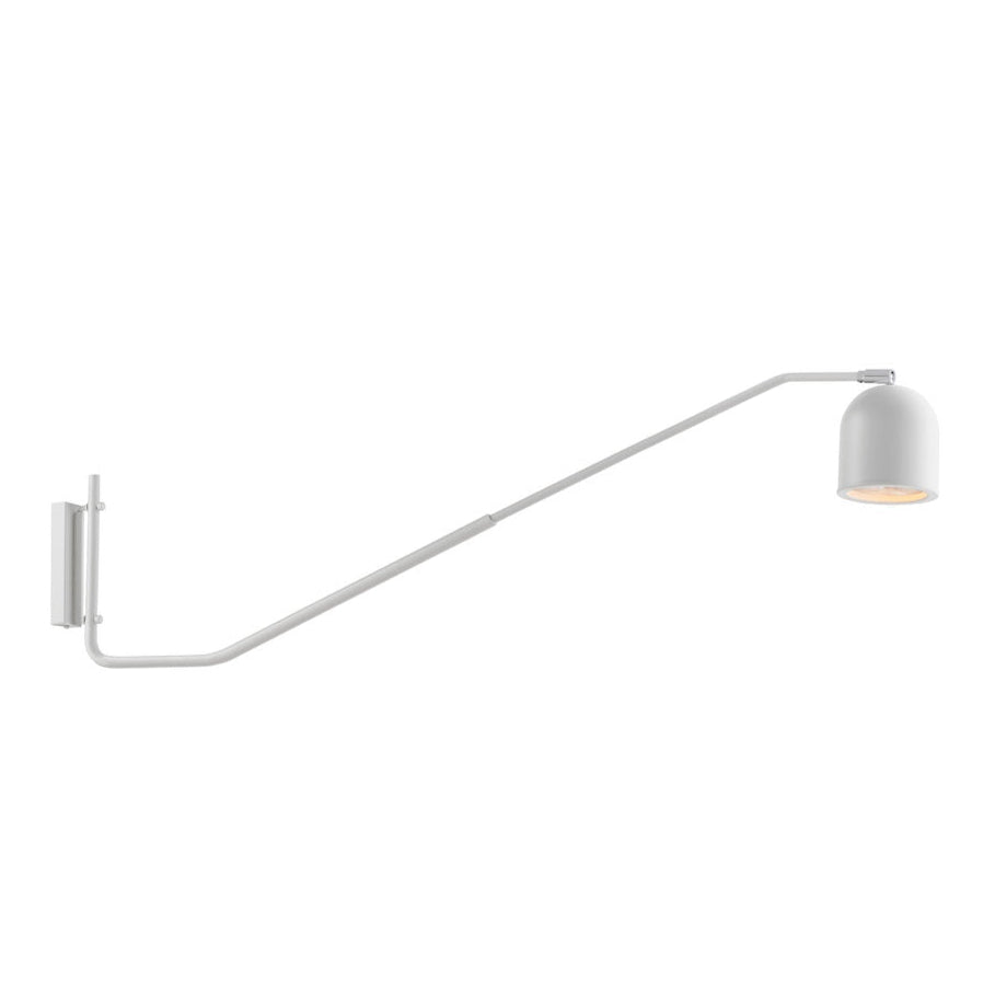 Lampa ścienna z wysięgnikiem PURO biały – Kaspa – Eye on Design
