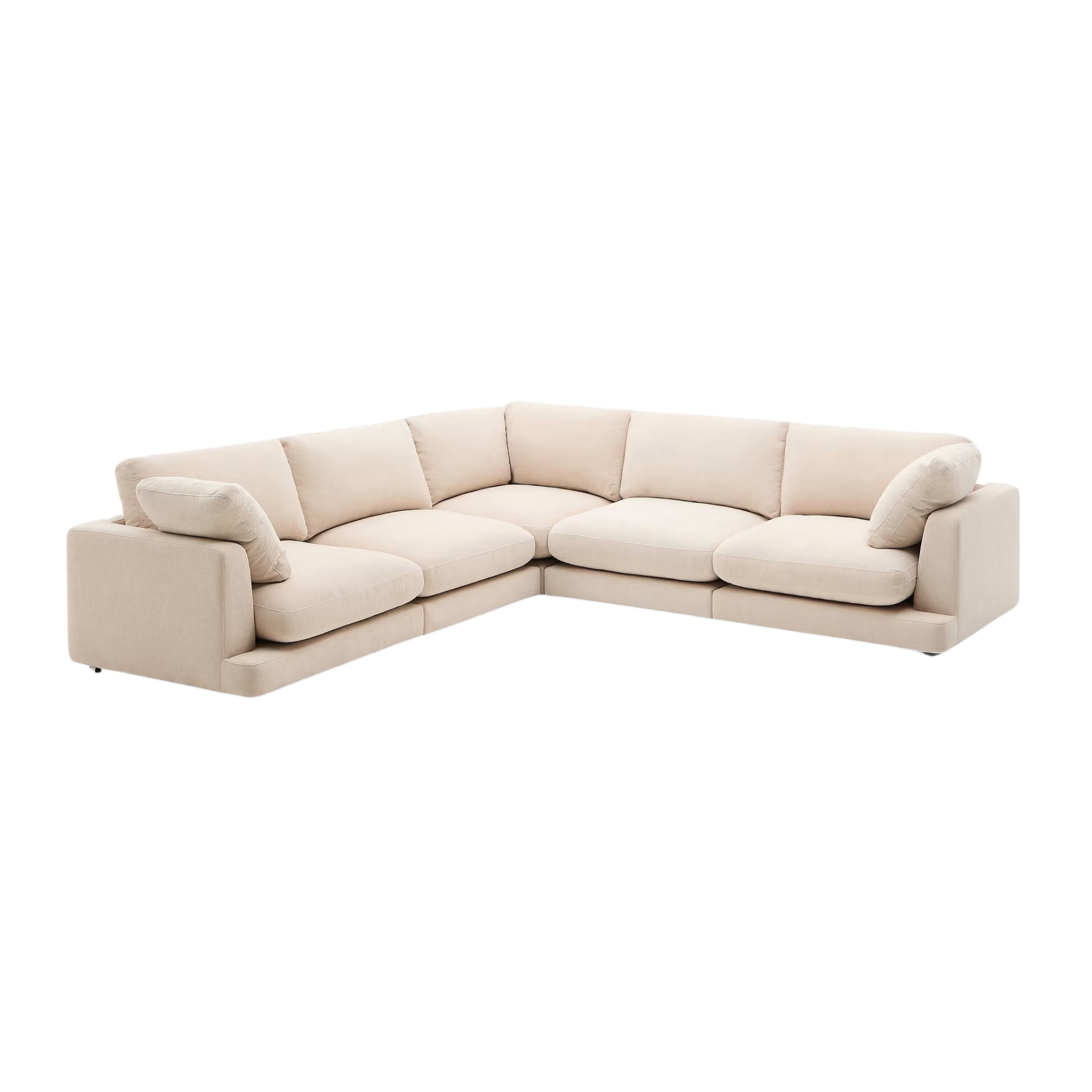 GALA beige chenille corner sofa – Eye on Design