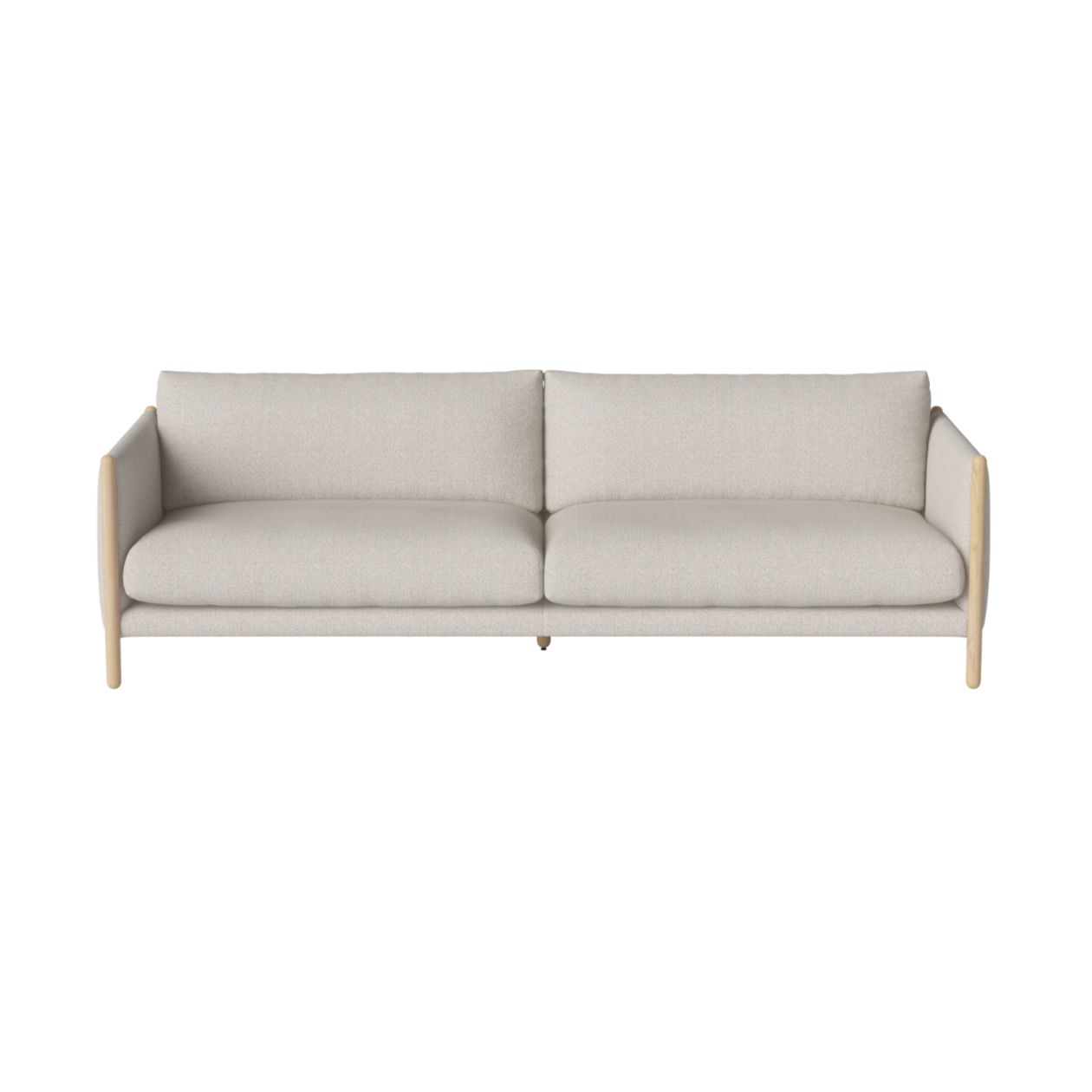 Sofa 3-osobowa HAYDEN bielona podstawa – Bolia – Eye on Design