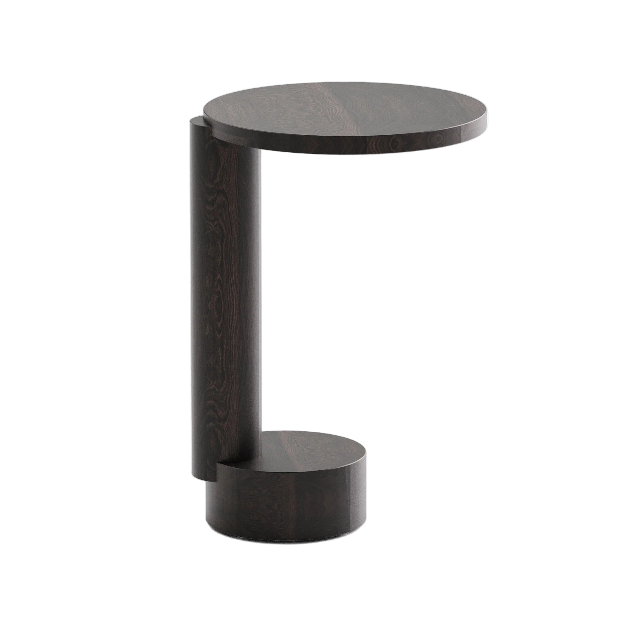 BOLD side table ebony oak wood [Agata] [Amelia spr] – Eye on Design