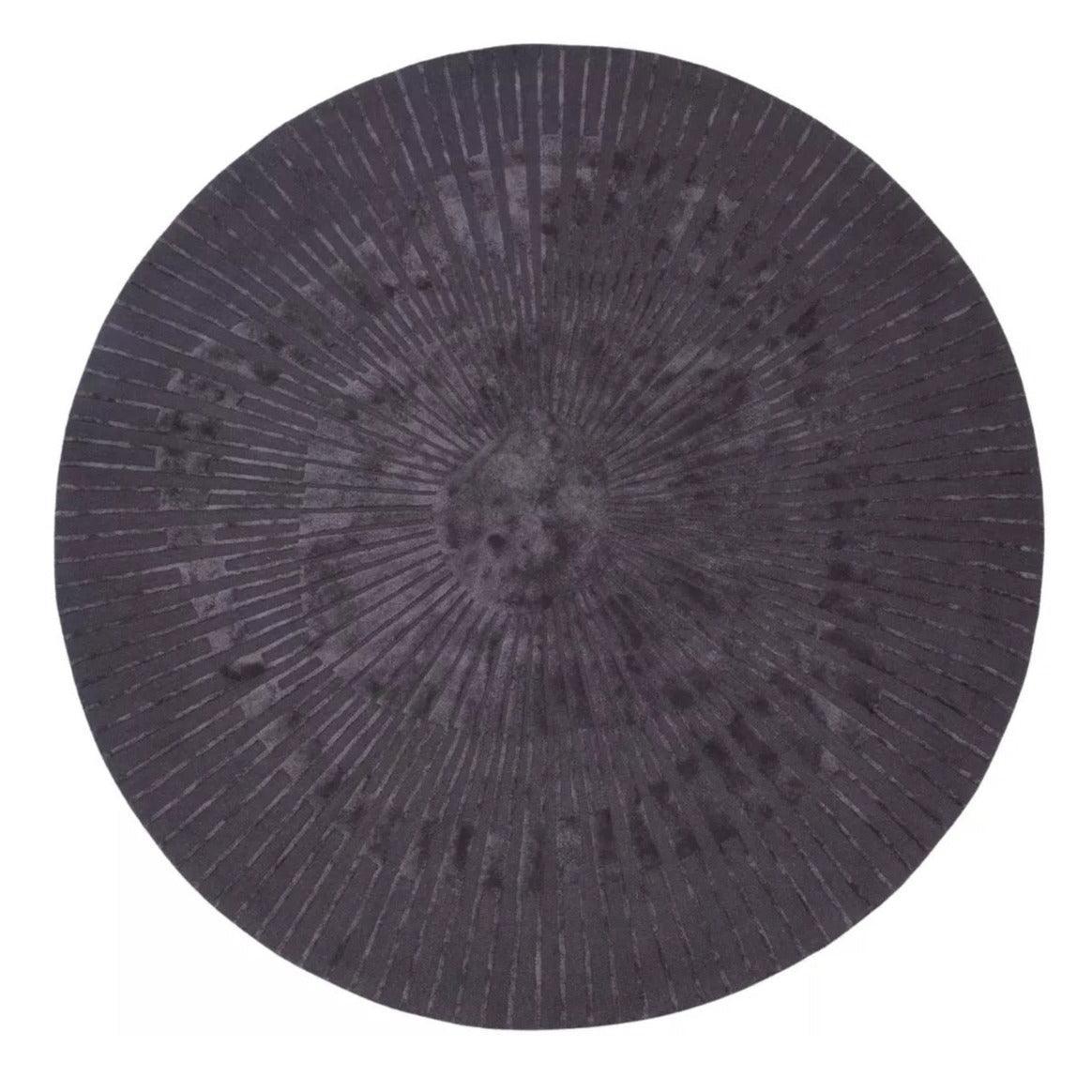 Dywan okrągły RADIUS ciemnoszary – Carpet Decor – Eye on Design
