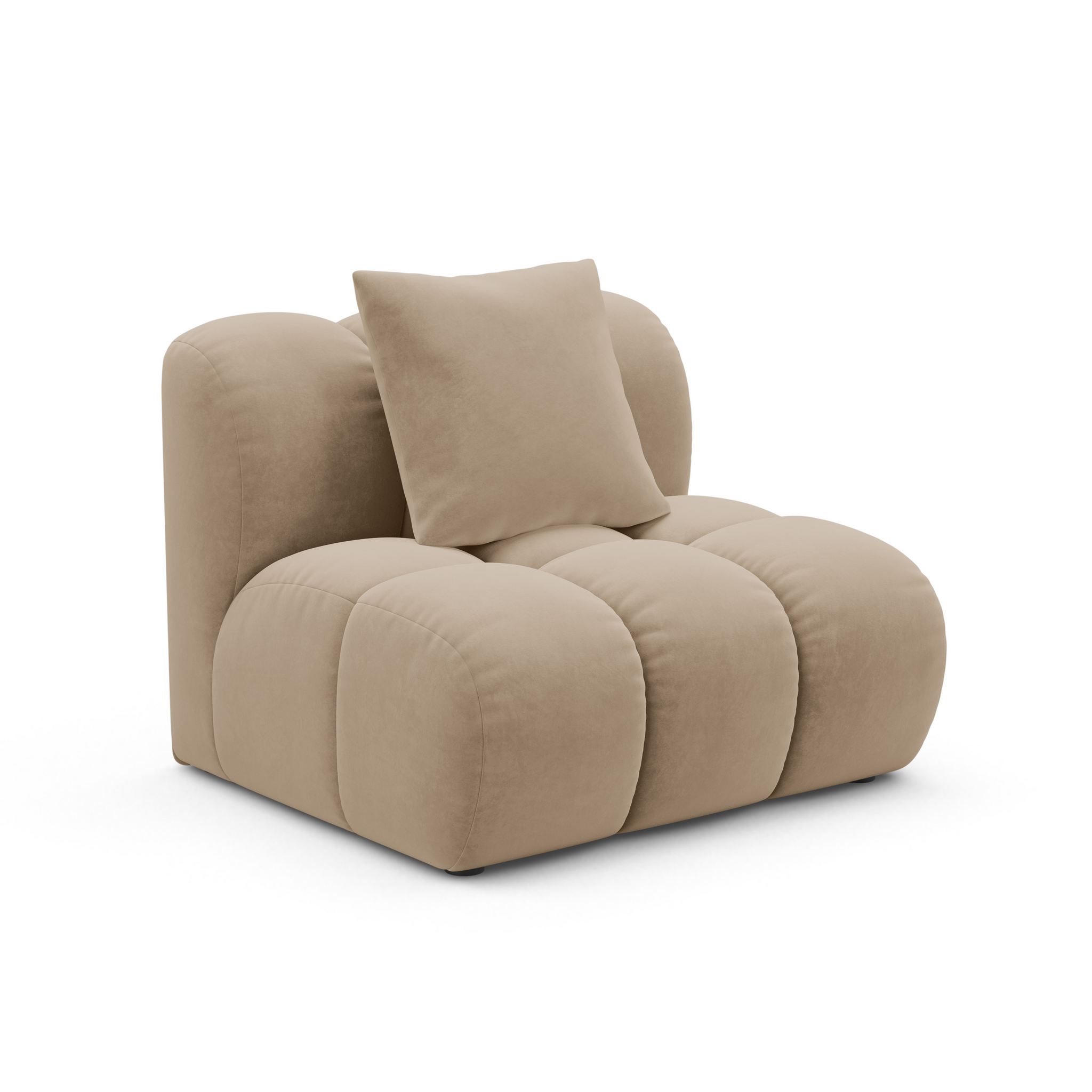 Astro Sand Velvet Armchair / Module – Eye on Design