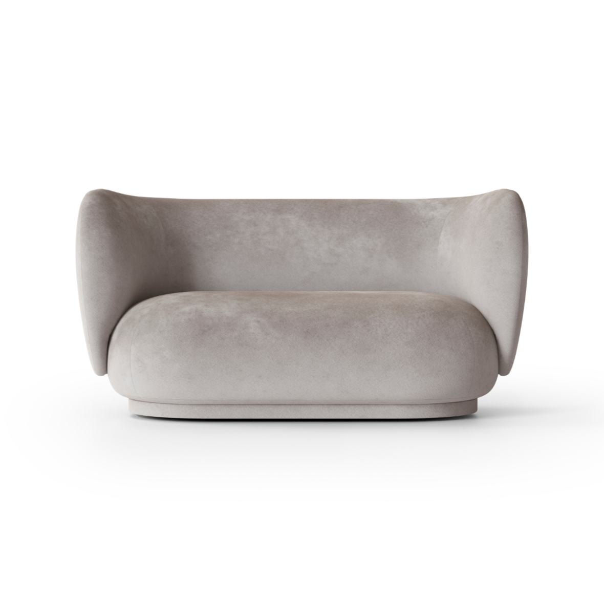 Sofa 2-osobowa RICO Faded Velvet szary – ferm LIVING – Eye on Design