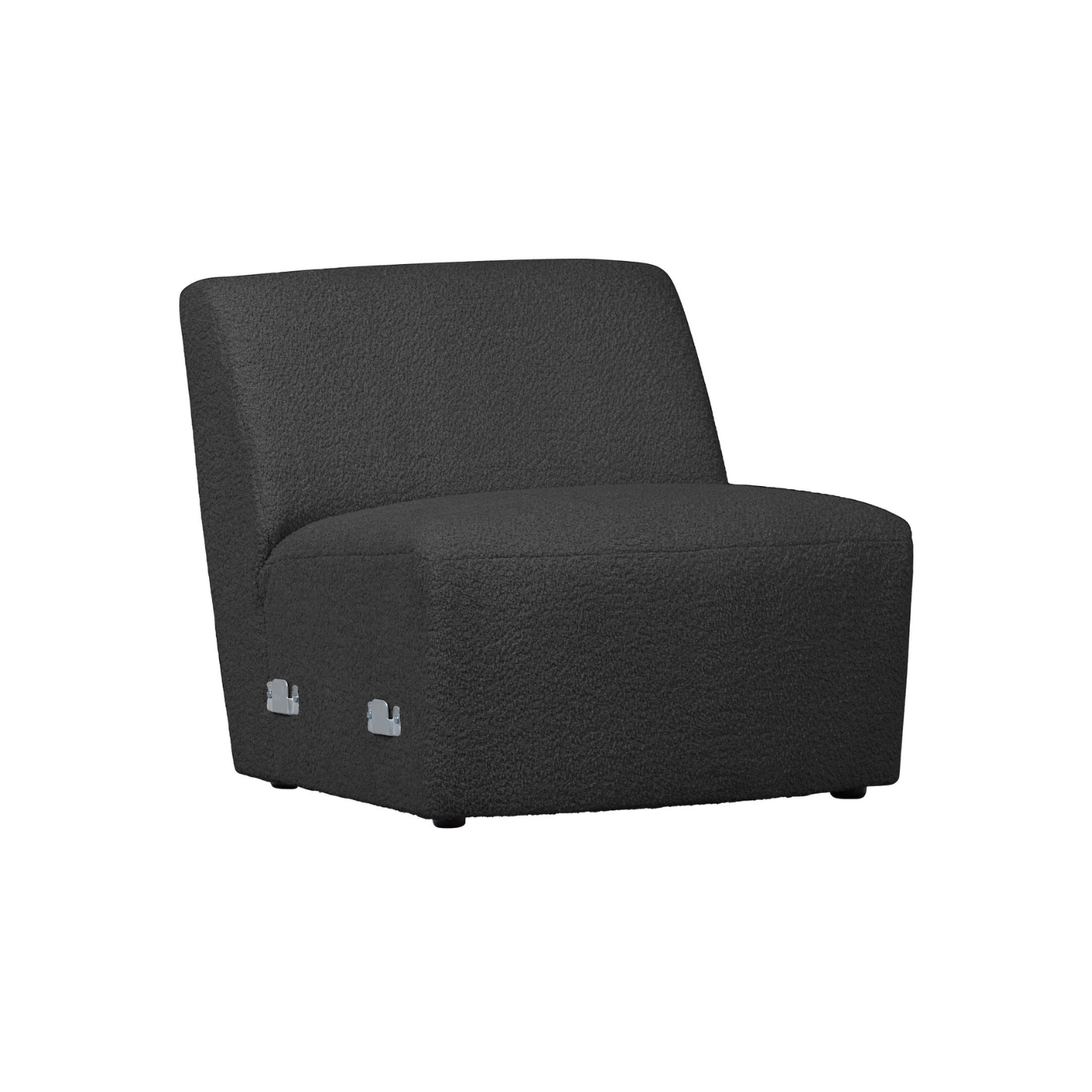 Sofa modułowa COCO - element ciemny szary boucle – Woood – Eye on Design
