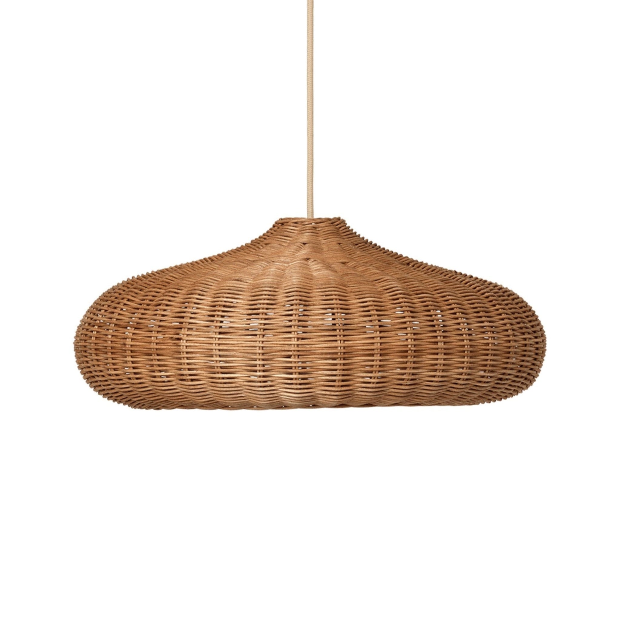 Abażur BRAIDED DISC rattan – Eye on Design