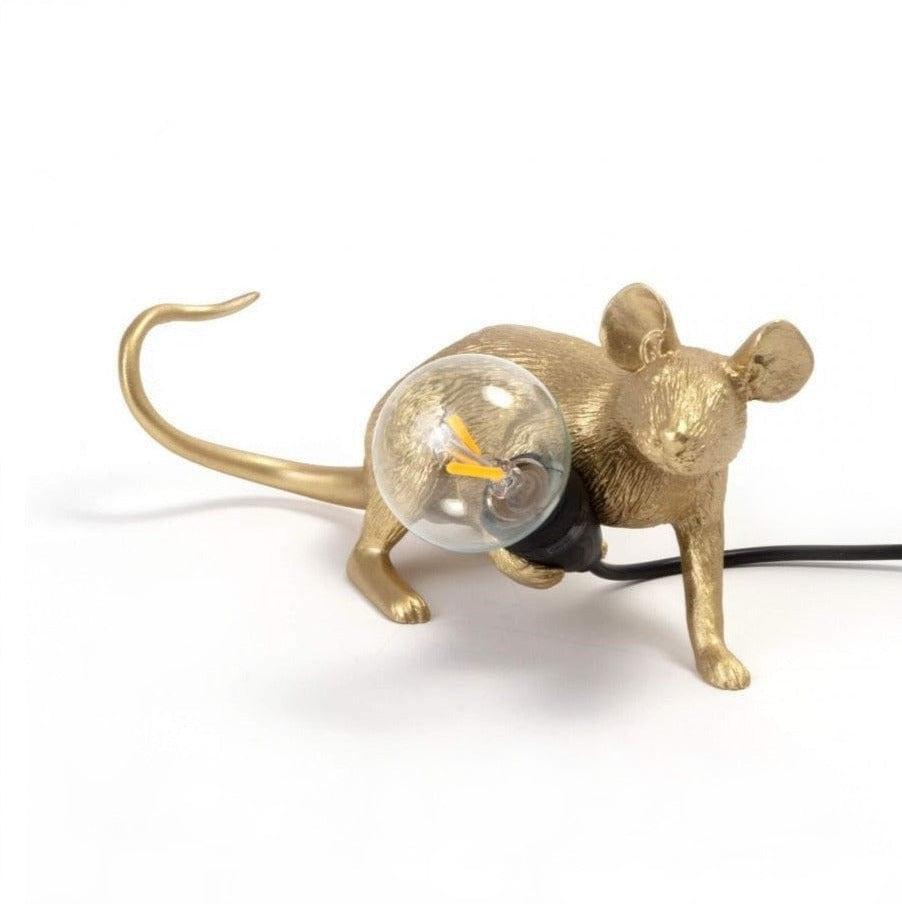 Lampa MOUSE LOP złoty – Seletti – Eye on Design