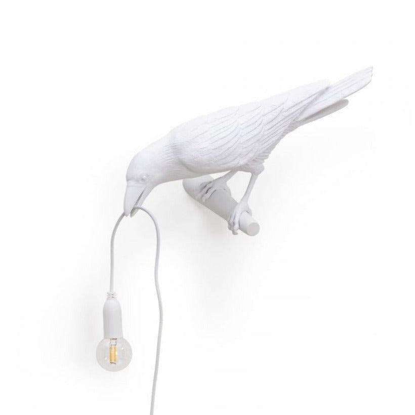 Lampa zewnętrzna BIRD LOOKING LEFT biały – Eye on Design