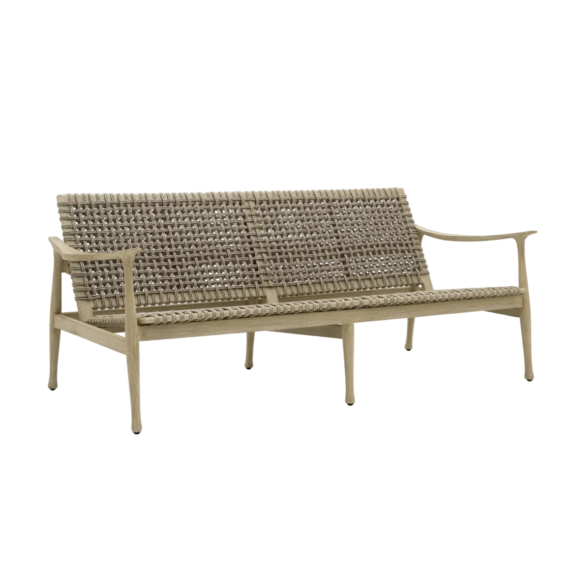 Sofa zewnętrzna MANZO szary z beżowym – Eichholtz – Eye on Design
