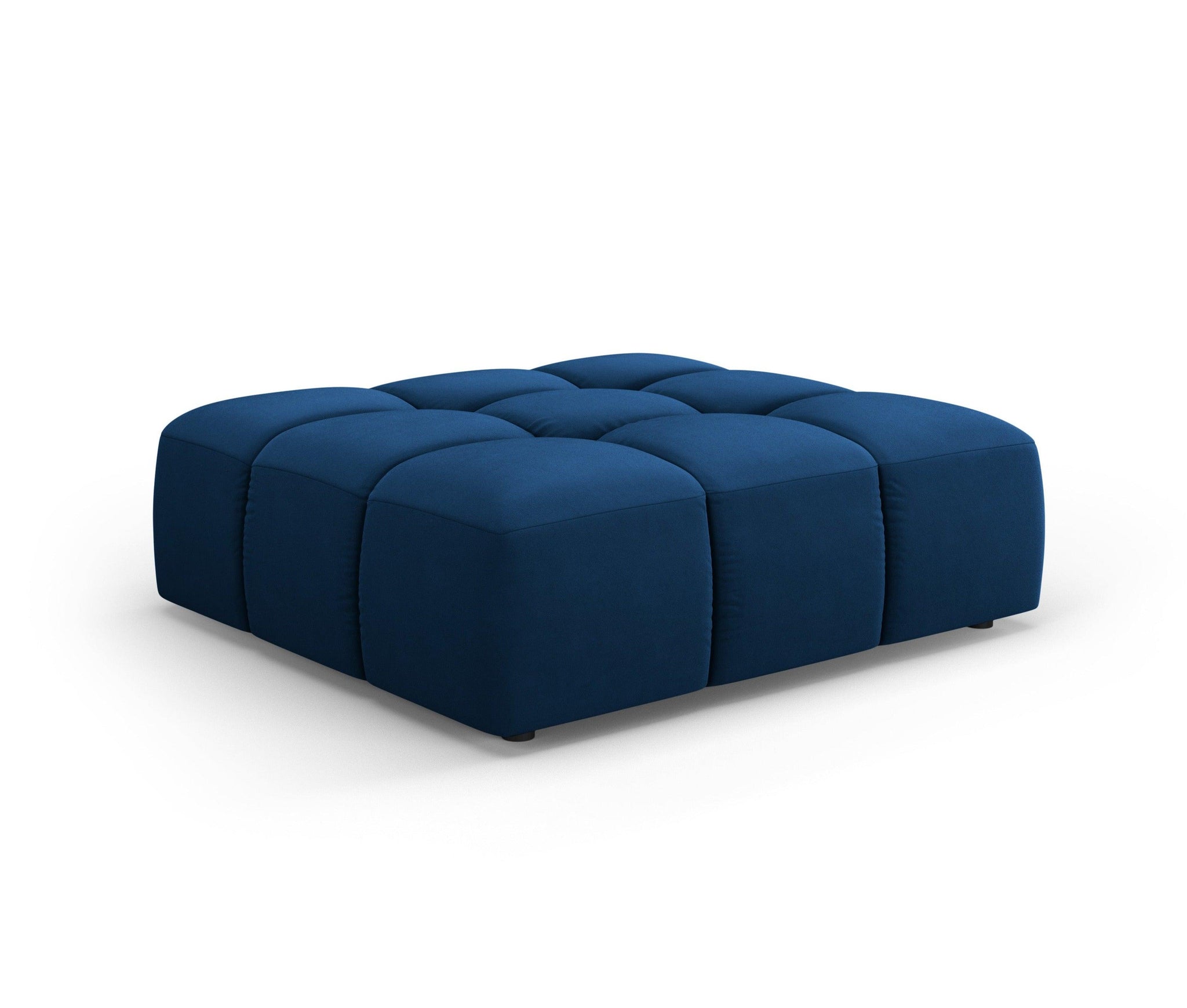 Pouf velvety francesca royal navy blue – Besolux – Eye on Design