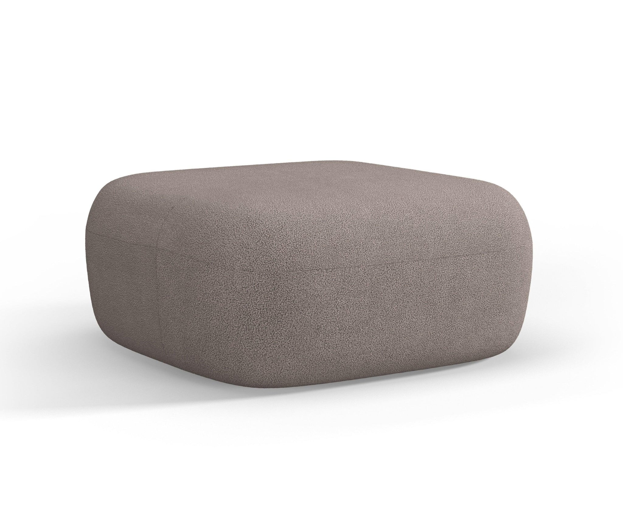 Puf ALDRIN jasnobrązowy boucle – Windsor & Co – Eye on Design
