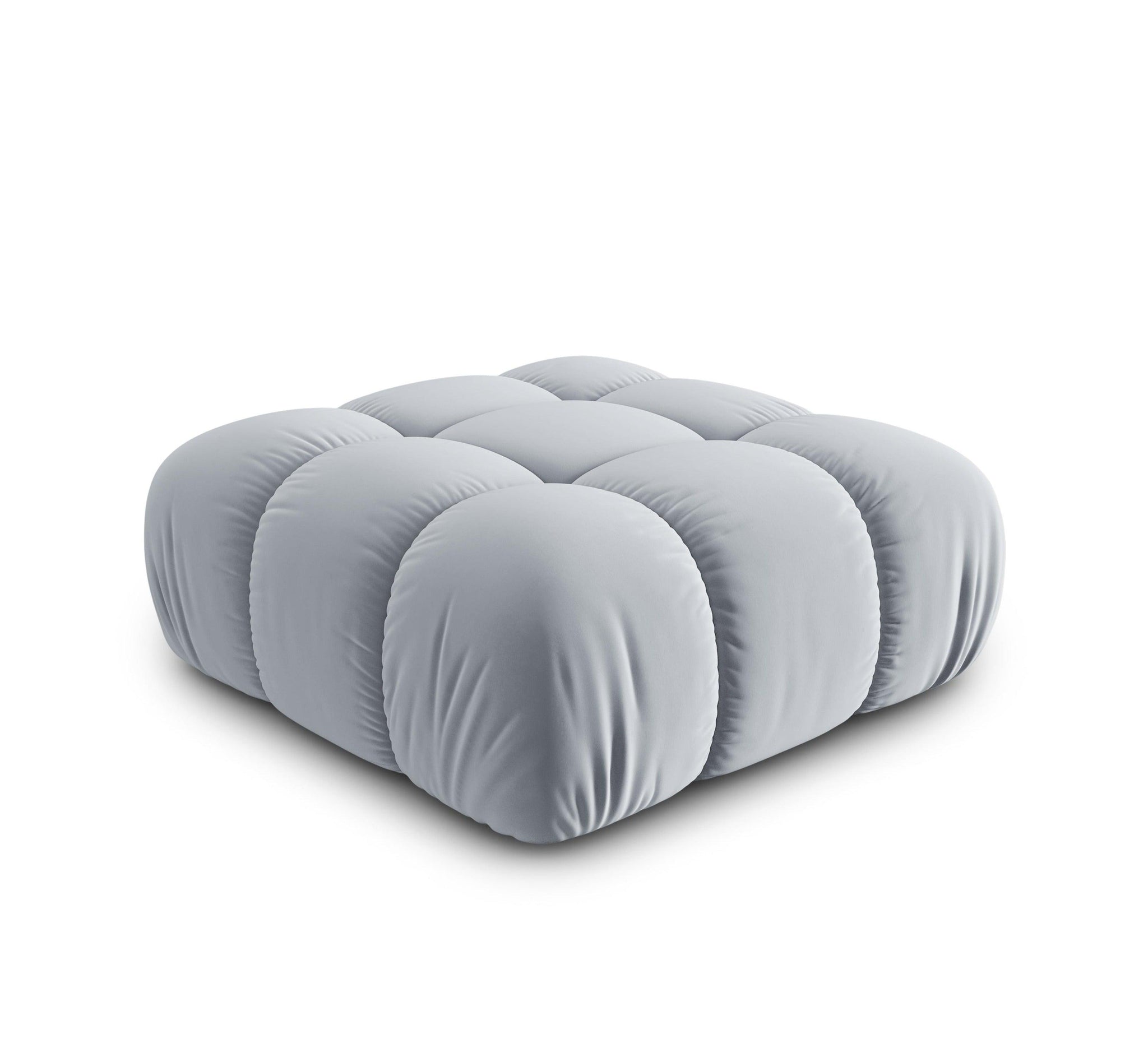 Pouf / velvet module light blue – Besolux – Eye on Design