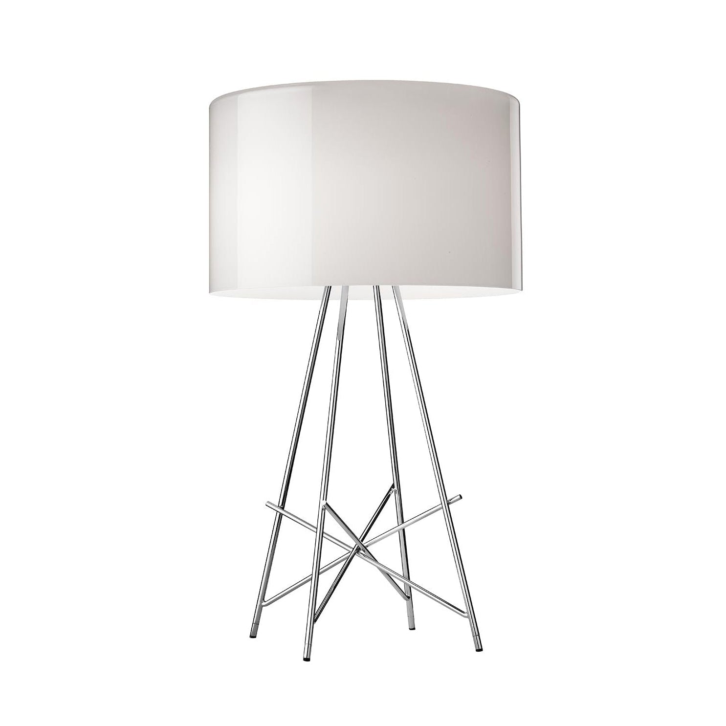 Lampa stołowa RAY szkło z metalową podstawą – Flos – Eye on Design
