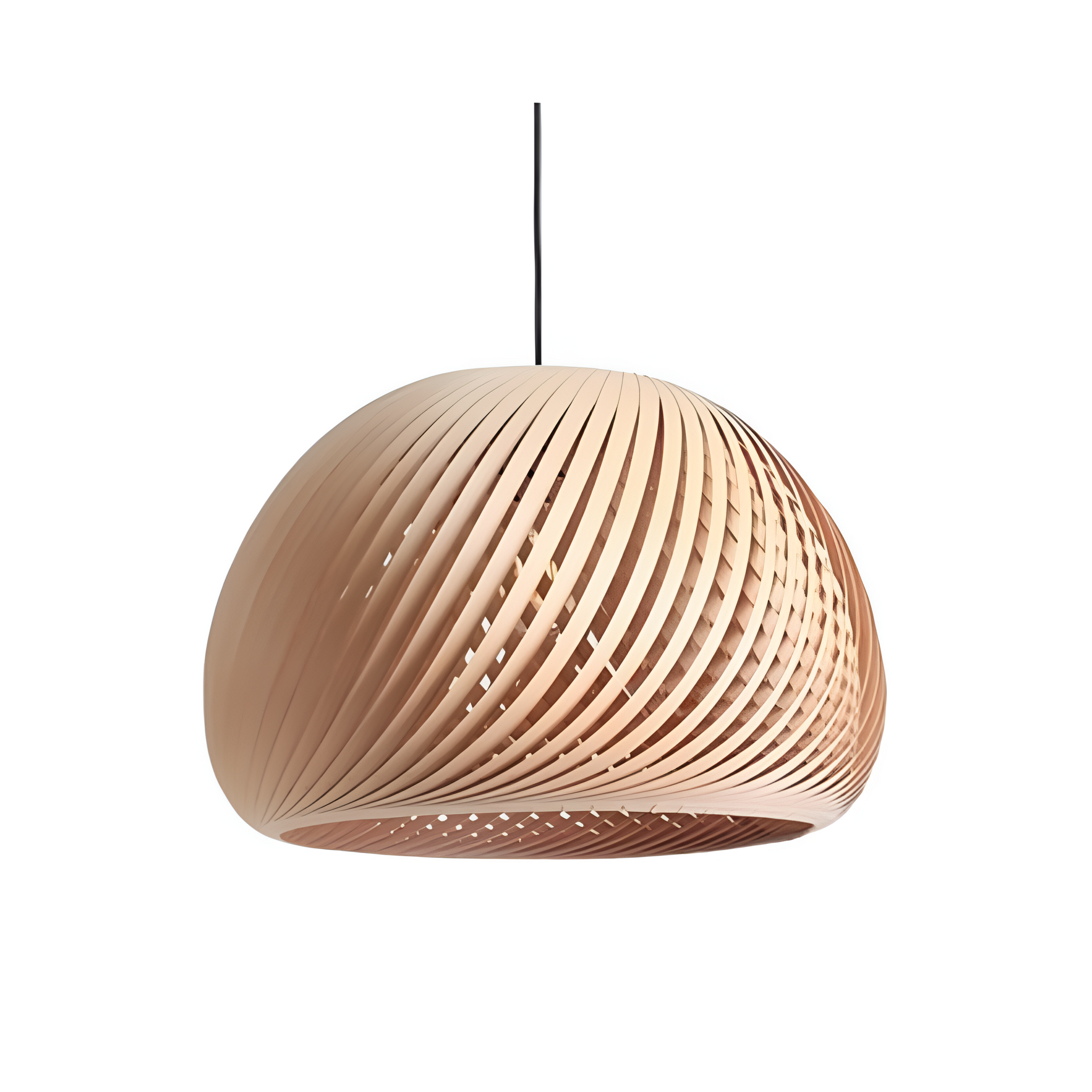 Nature cross hanging lamp wood – Artera – Eye on Design