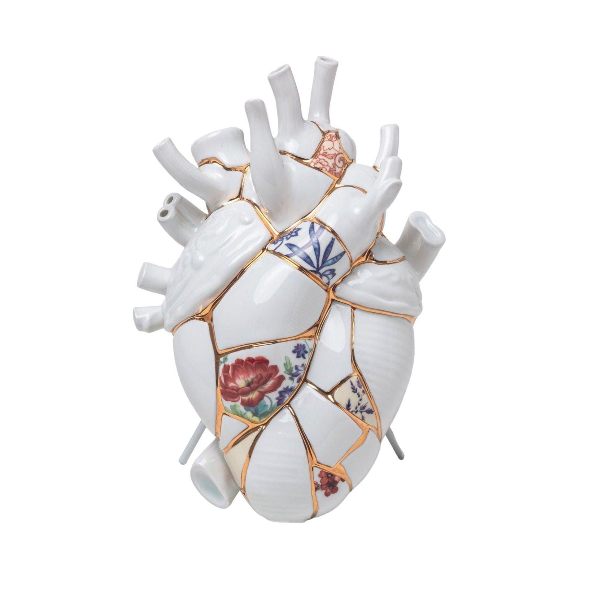 Kintsugi Liebe in Porzellanblut Vase – Seletti – Eye on Design